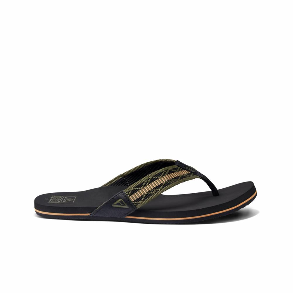 Reef Men REEF NEWPORT WOVEN OLIVE/YELLOW – Reef Canada
