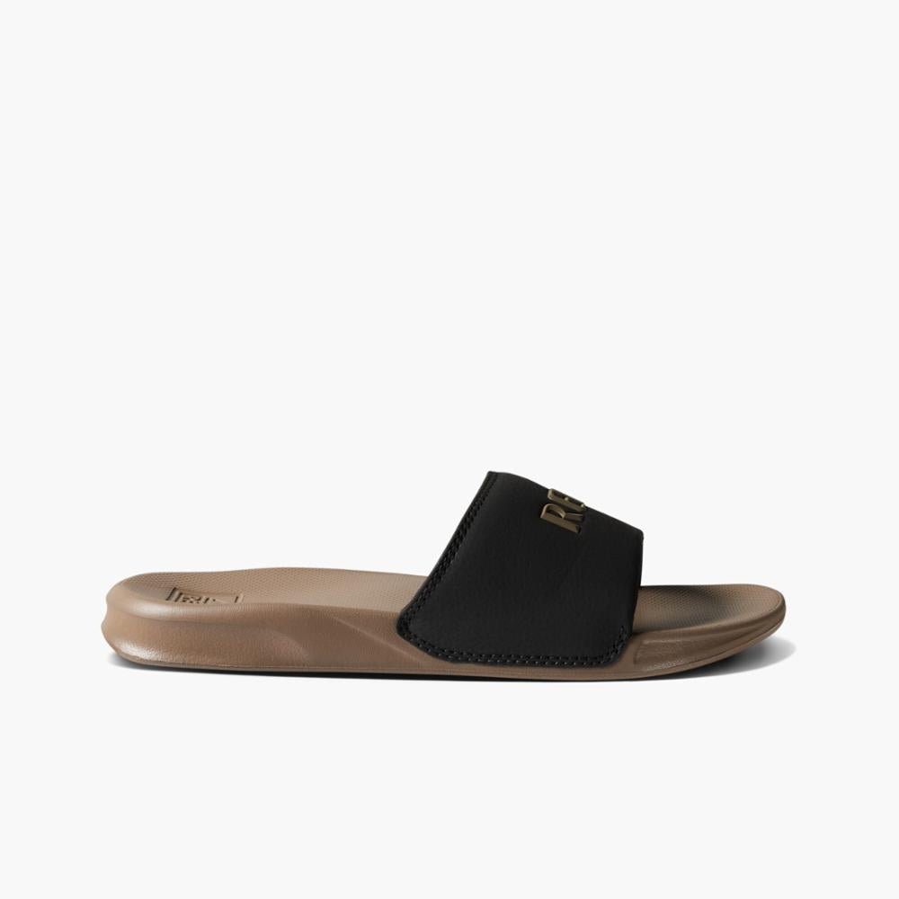 Reef Men REEF ONE SLIDE BLACK/FOSSIL – Reef Canada