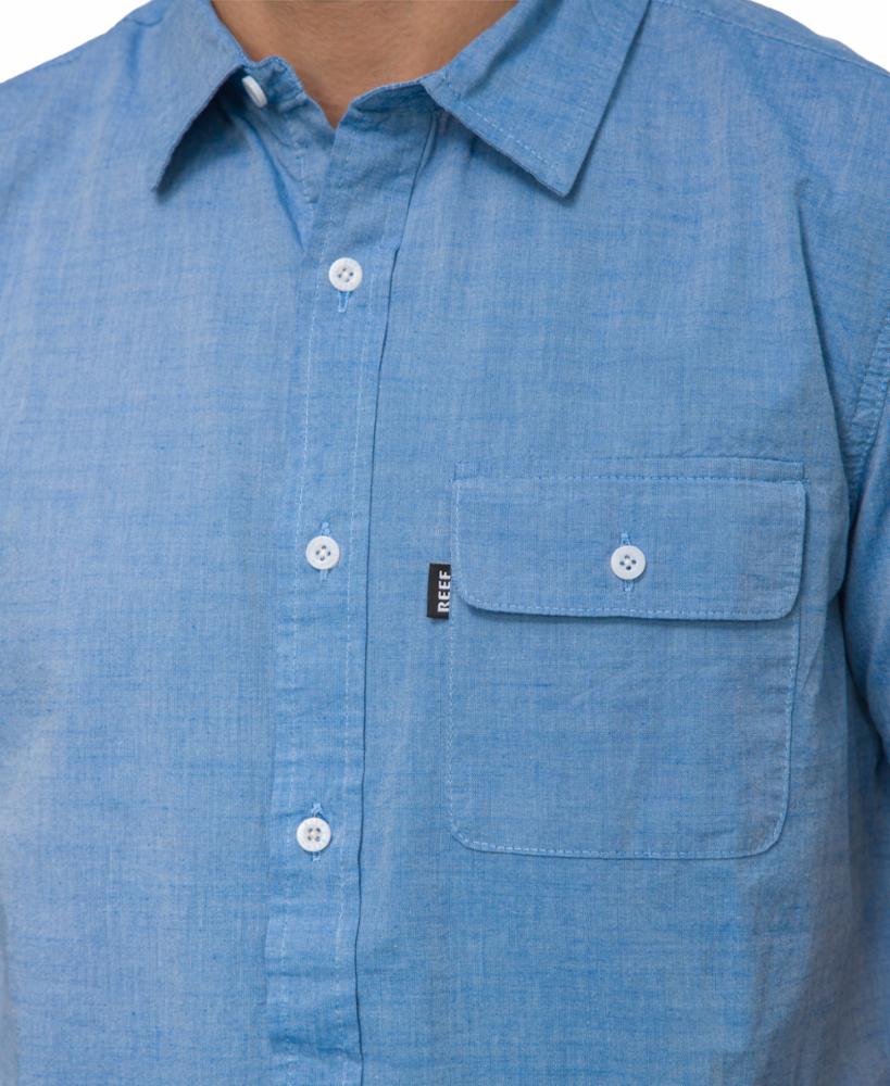 Reef Apparel Men WINFRED SS WOVEN OLYMPIAN BLUE – Reef Canada