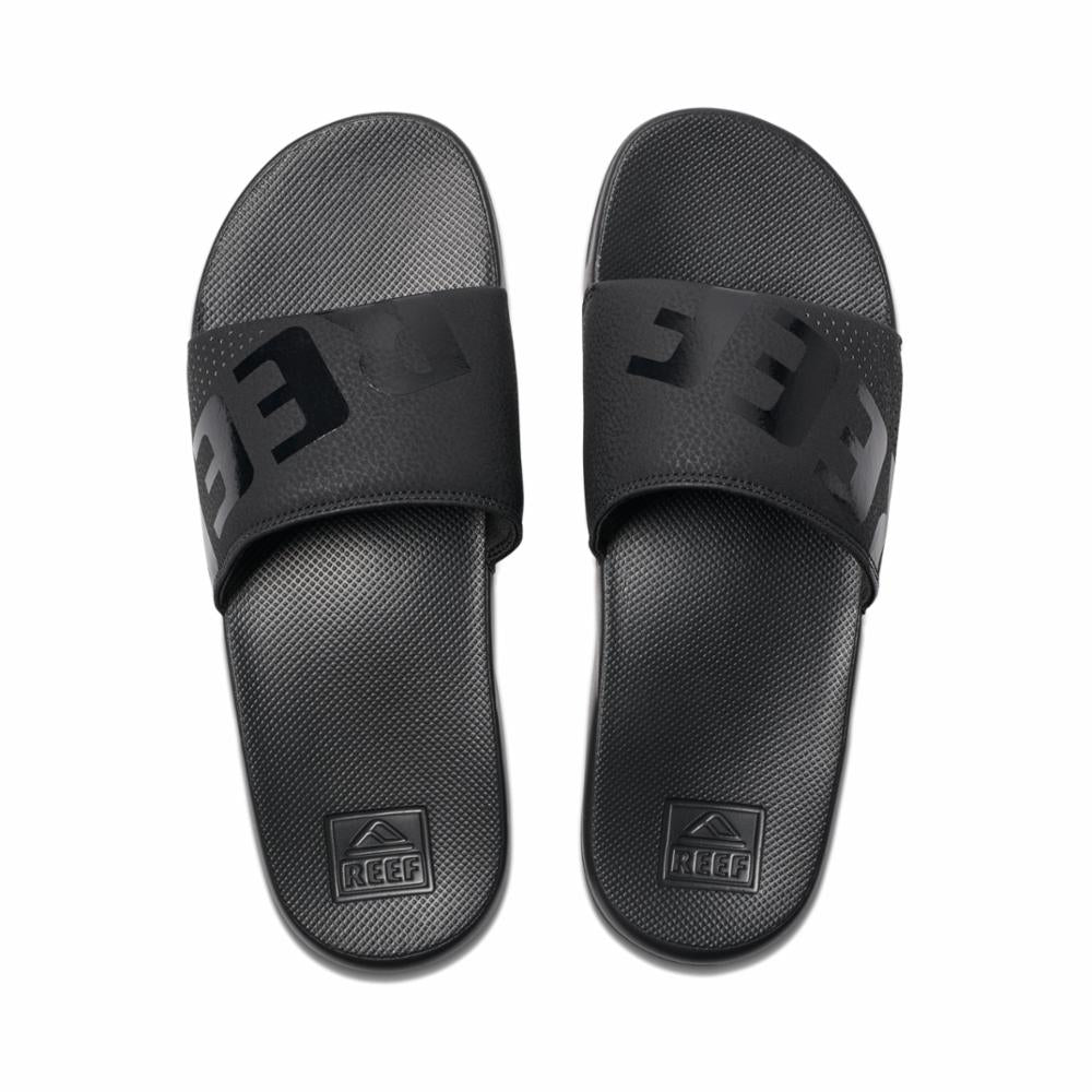 Reef Men REEF ONE SLIDE ALL BLACK – Reef Canada
