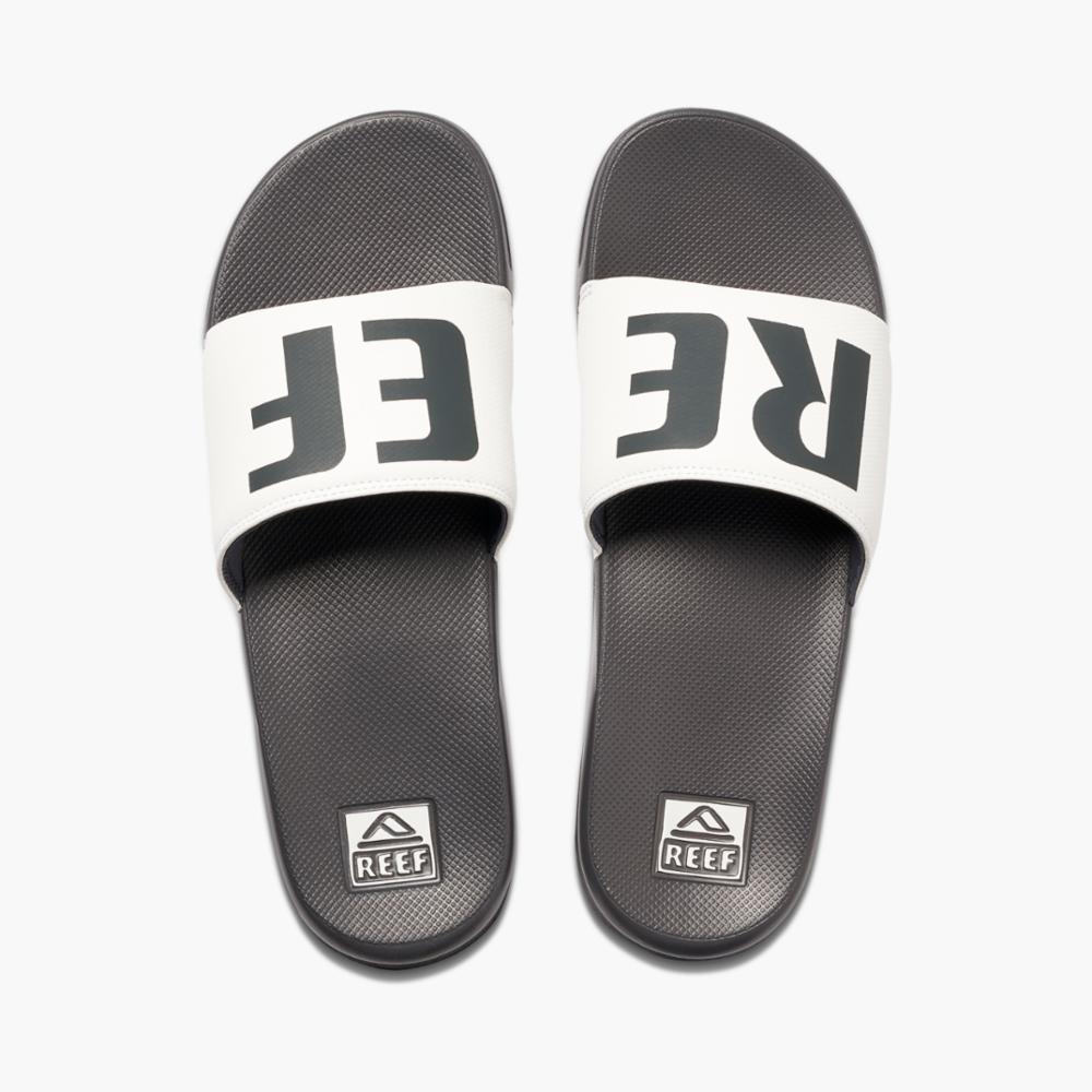 Reef Men REEF ONE SLIDE GREY/WHITE – Reef Canada