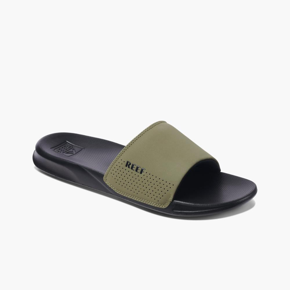 Reef Men REEF ONE SLIDE BLACK/OLIVE – Reef Canada
