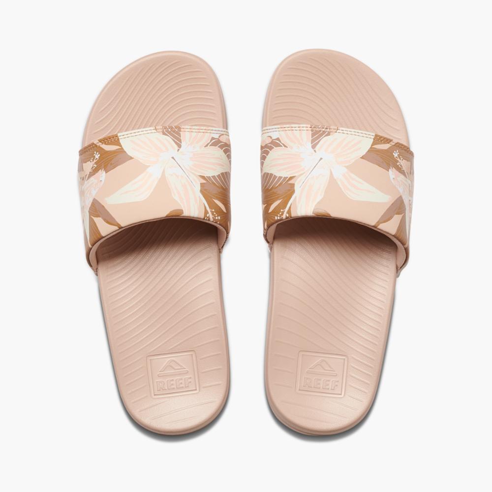 Reef Women REEF ONE SLIDE SAND HIBISCUS – Reef Canada