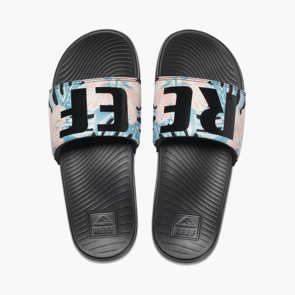 Reef Women REEF ONE SLIDE PINK HIBISCUS – Reef Canada