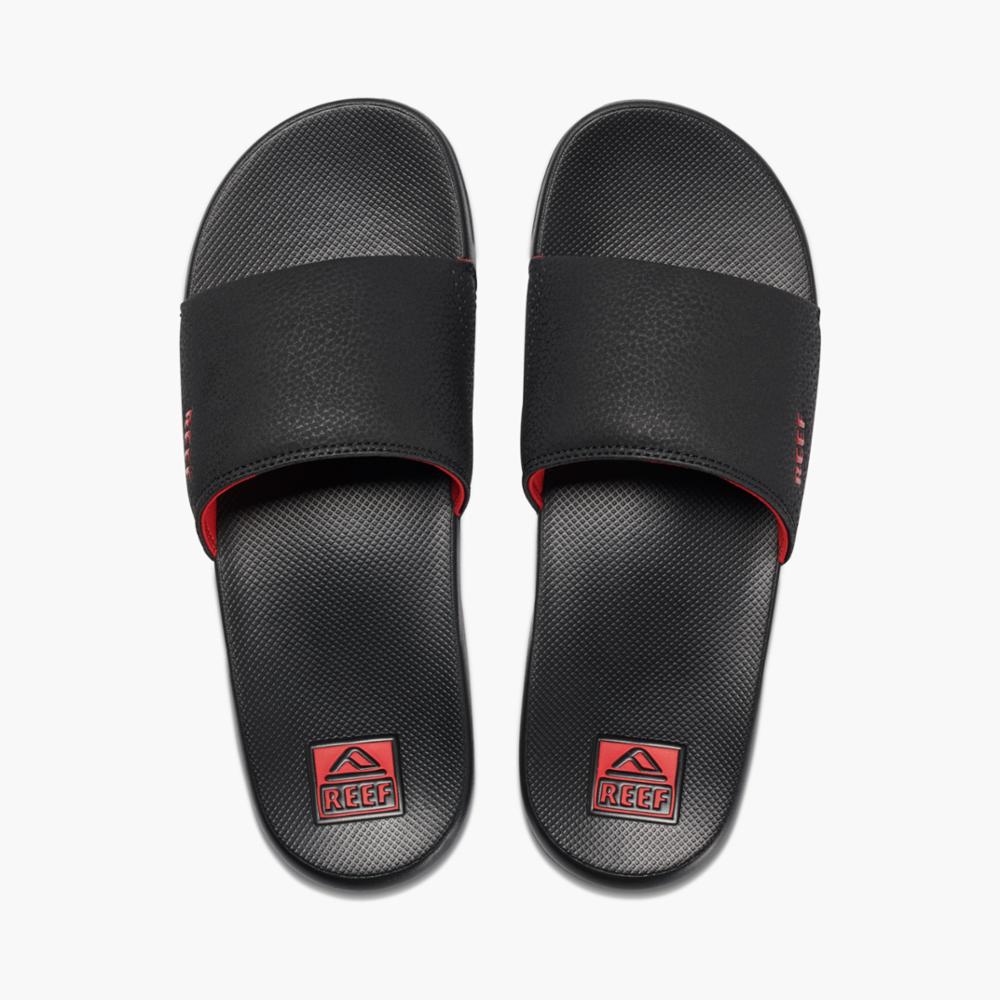 Reef Men REEF ONE SLIDE BLACK/RED – Reef Canada