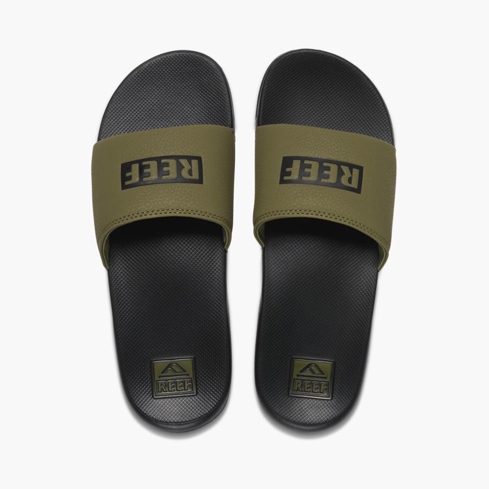 Reef Men REEF ONE SLIDE OLIVE REEF – Reef Canada