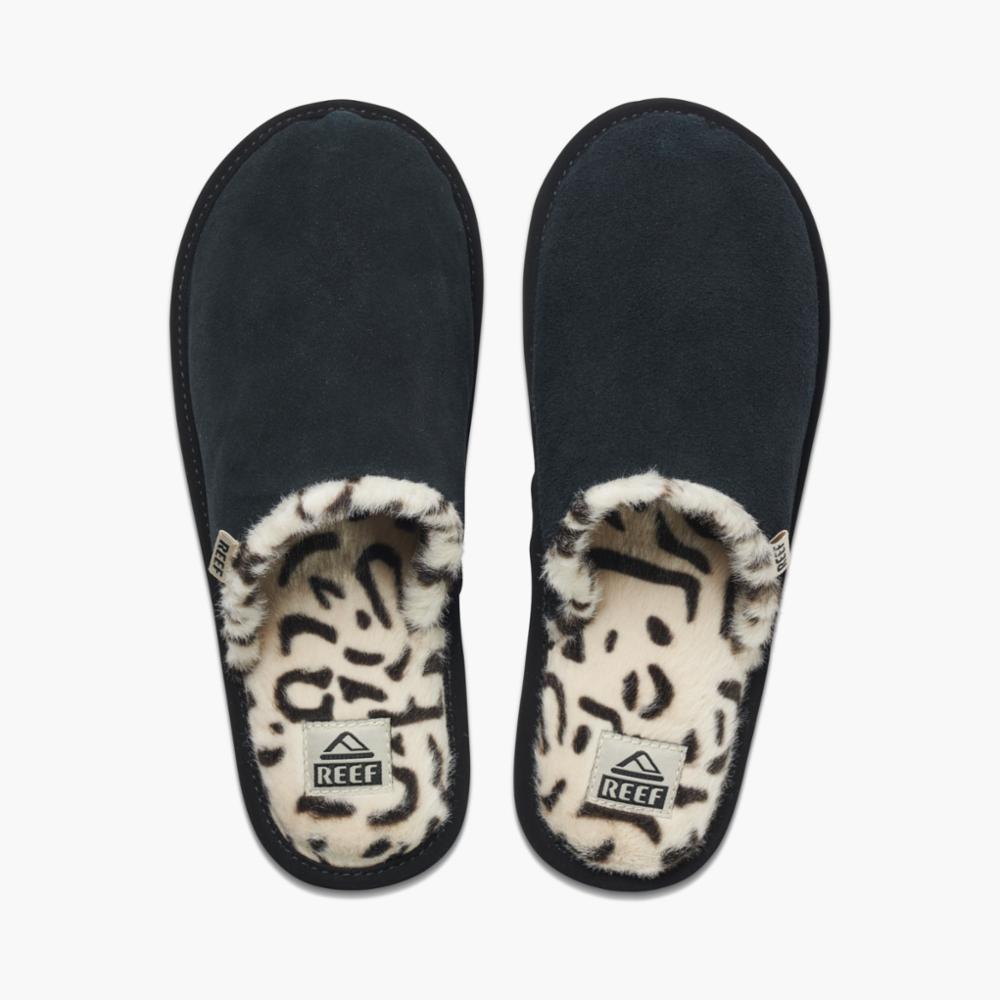 Reef Women REEF COZY SLIPPER SNOW LEOPARD – Reef Canada