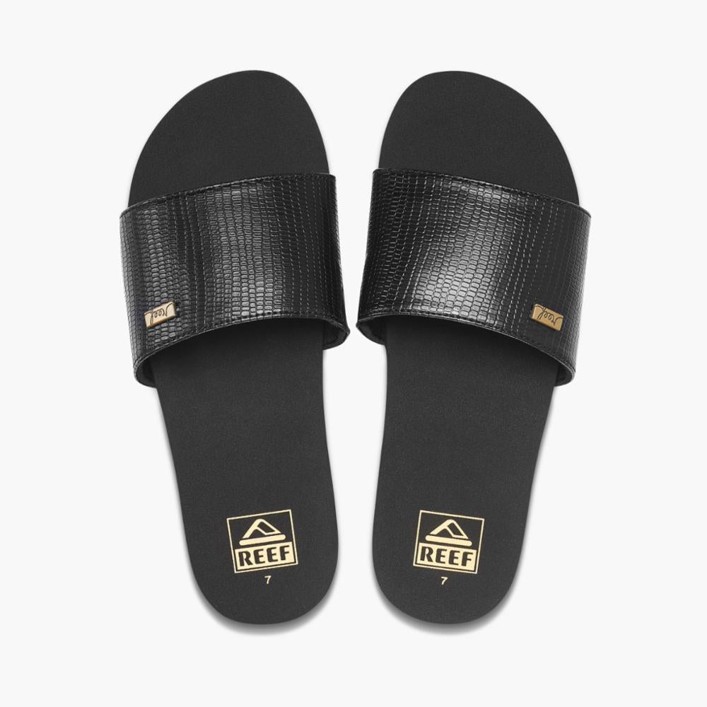 Reef Women BLISS NIGHTS SLIDE BLACK/BLACK – Reef Canada