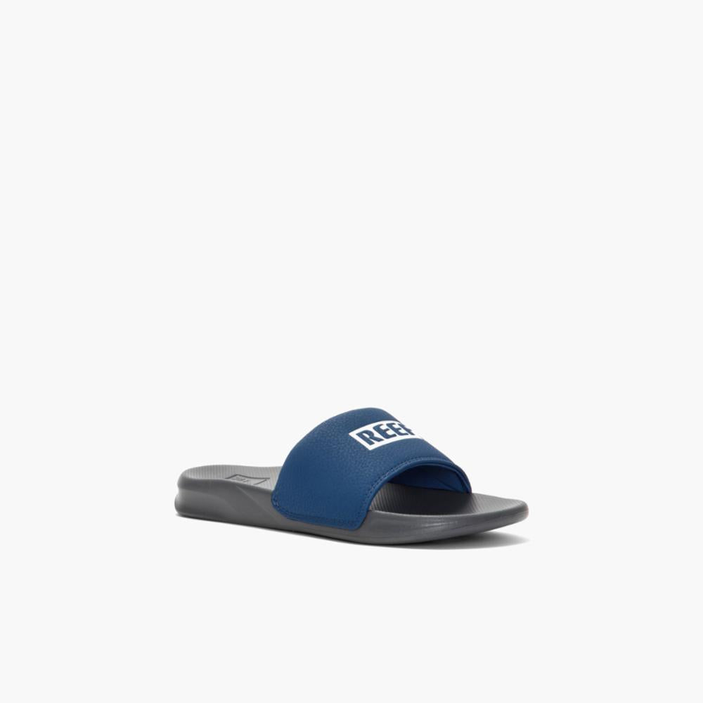 Reef Kids KIDS ONE SLIDE REEF GREY/BLUE – Reef Canada